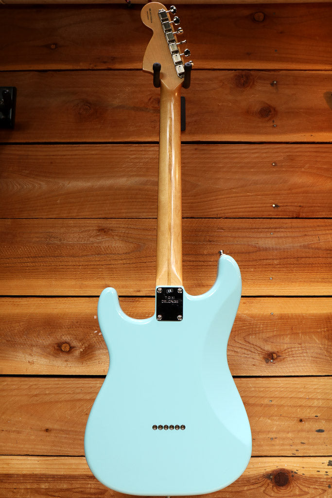 Fender Early 2001 Tom Delonge Daphne Blue Stratocaster +Bag Strat 5584 ...