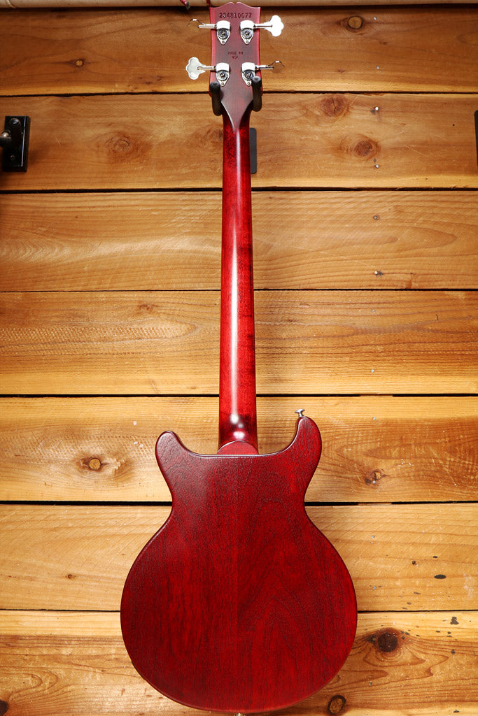 GIBSON 2019 LES PAUL JUNIOR BASS TRIBUTE DC Worn Cherry Short Scale US ...