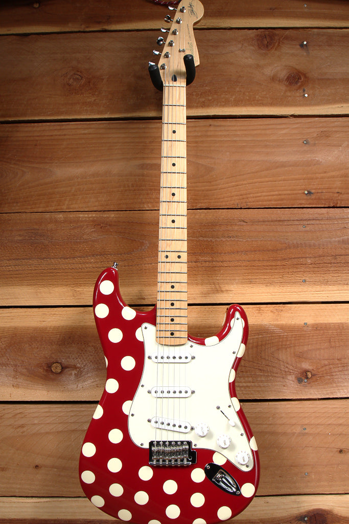 FENDER BUDDY GUY STRATOCASTER SUPER RARE Red Clean! Strat Plastic on G ...