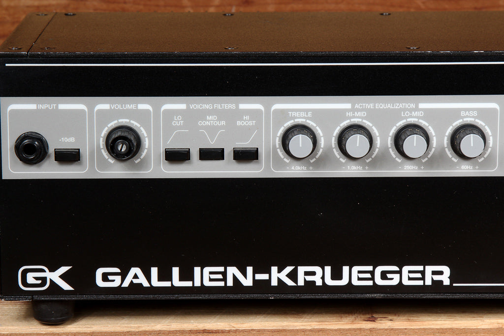 GALLIEN-KRUEGER GK 800RB BASS AMP HEAD INDUSTRY STANDARD 800 RB AMPLIF ...
