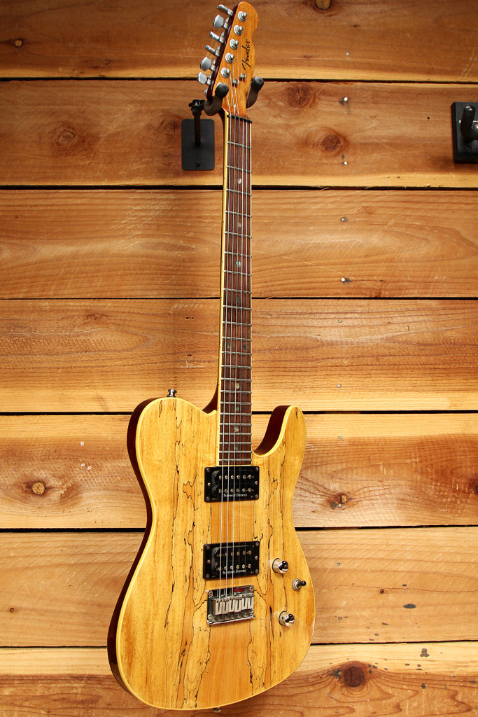 FENDER FSR TELECASTER Spalted Maple MIK Korea Seymour Duncan PU 2007 T ...