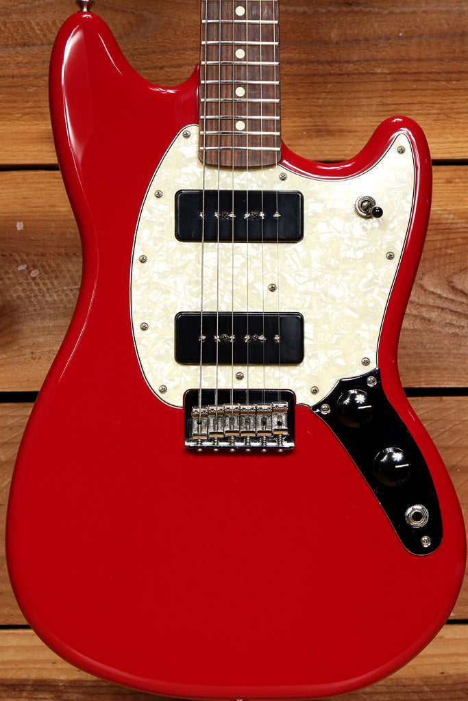 Fender 2016 Offset Series Mustang 90 Torino Red Short Scale p90 Mint ...