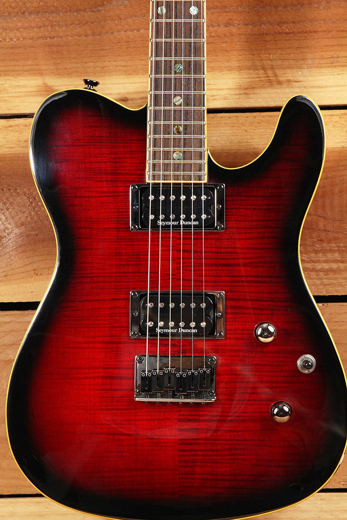 FENDER CUSTOM TELECASTER FMT HH Flame Maple Top Tele Made in Korea + O ...