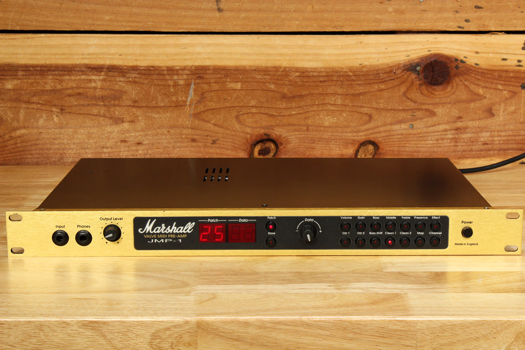 MARSHALL JMP-1 TUBE VALVE MIDI PREAMP JMP1 Pre-Amp Very Clean! 030321 ...